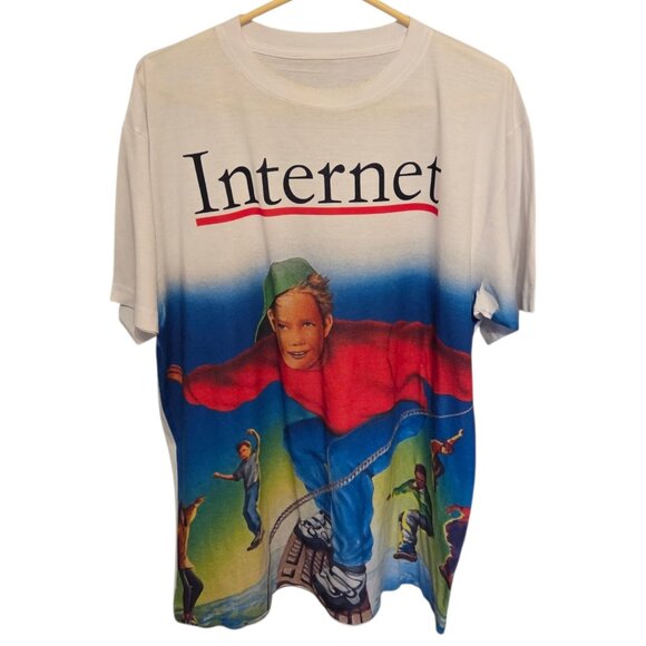 Unbranded | Shirts | Surfing The Internet Retro Shirt 9s Kid Approx Sz ...
